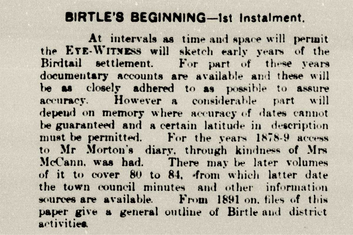 Publications and Reports - Birtle Heritage